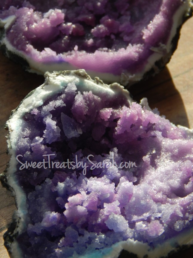 Sweet Treats by Sarah: My Kids Have Birthdays Too (Edible Geodes and ...