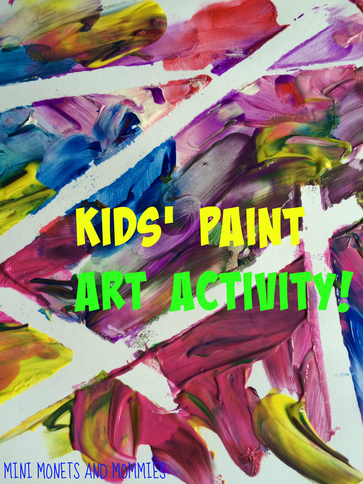 Mini Monets and Mommies: Ribbon Resist Art for Kids