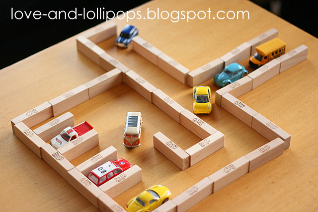 Love and Lollipops: Jenga Block Play