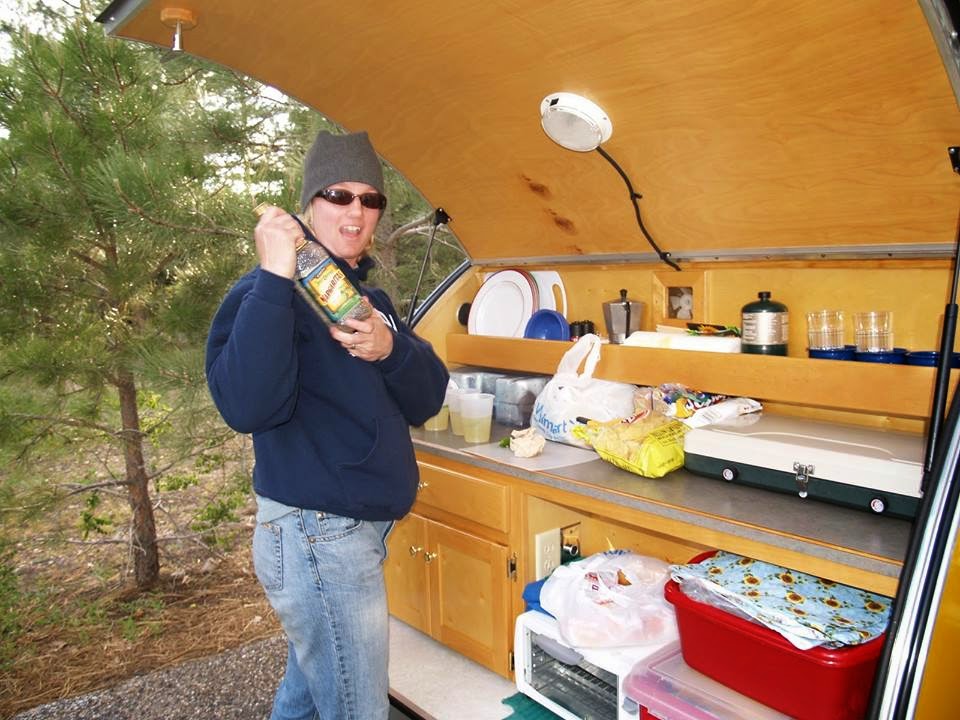 Tiny Yellow Teardrop: Friday Teardrop Photo