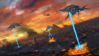 Art of Mohamed Baki: Cairo Destroyed Matte Painting