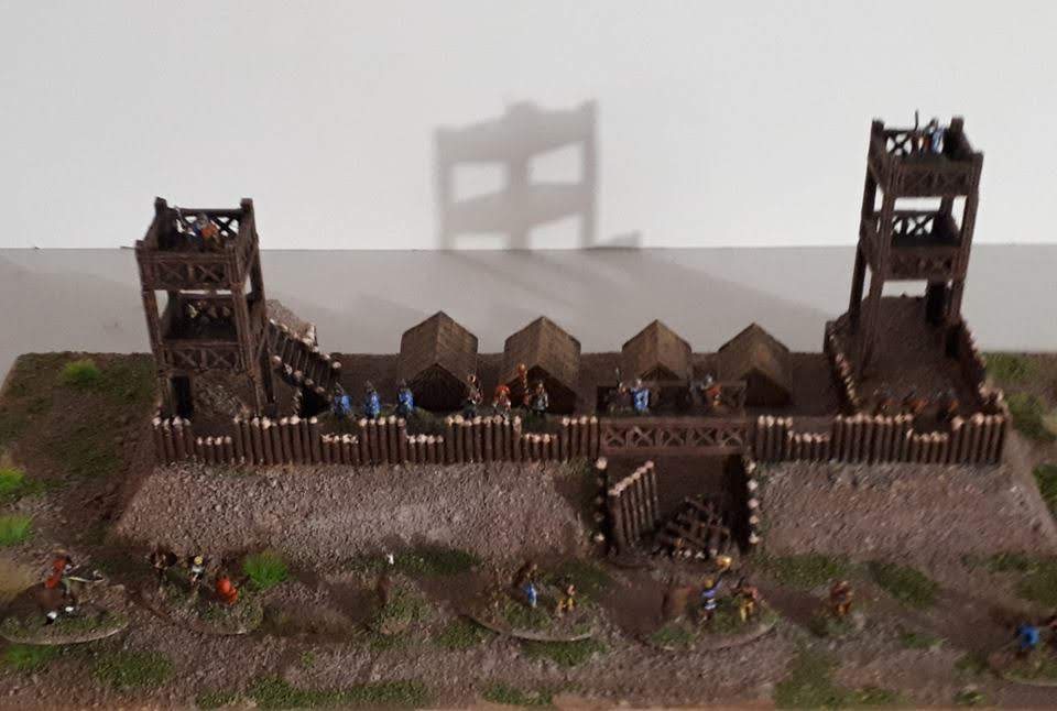 10mm Wargaming: 10mm Roman Camp from Printable Terrain