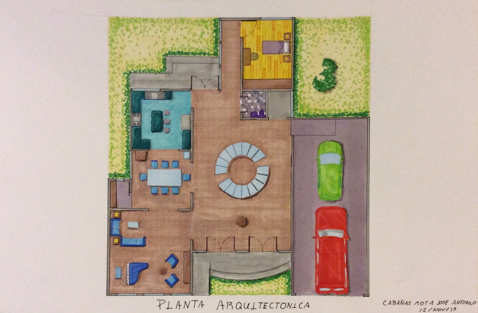 Arquitectos en Proceso: Planos Arquitectónicos a Color