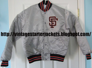 Vintage Sports Apparel: RARE VINTAGE SF SAN FRANCISCO GIANTS SILVER ...