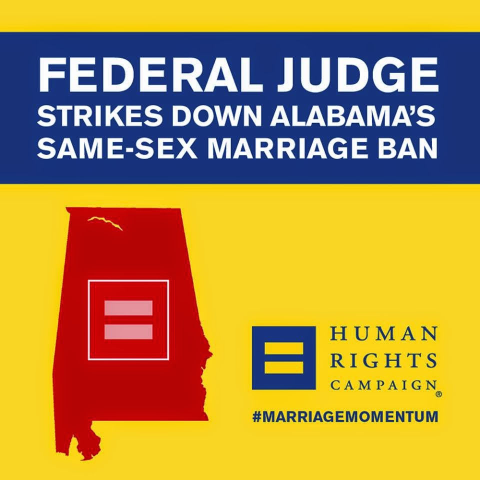 Jobsanger Same Sex Marriage Ban In Alabama Is Overturned