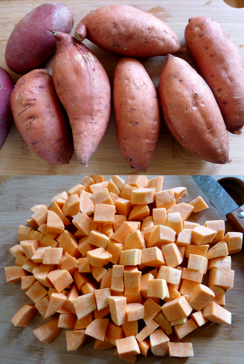 LES METS TISSÉS: Cuisine d'ici et d'ailleurs: PATATES DOUCES RISSOLÉES