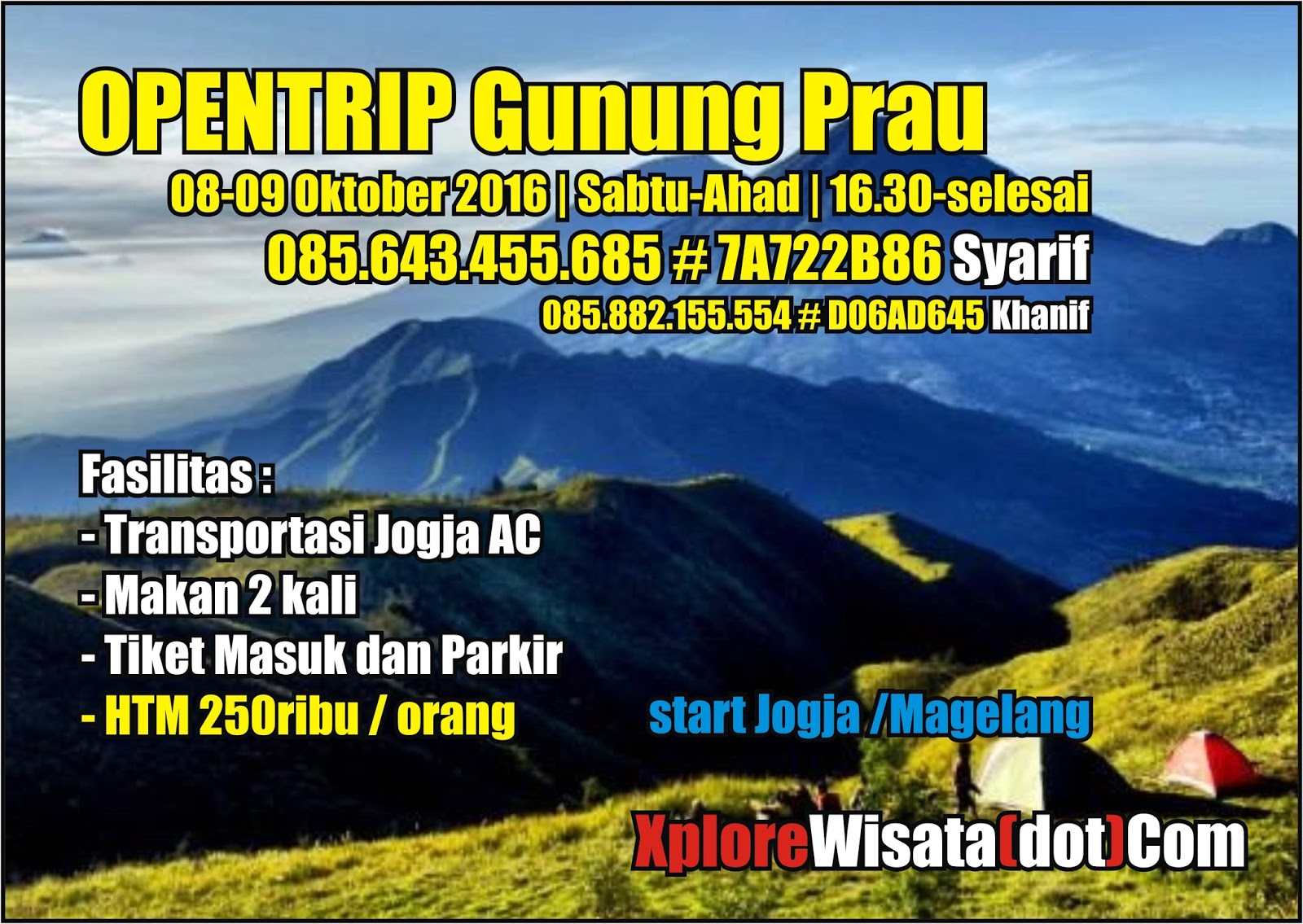 OPENTRIP Gunung Prau 2.565 mdpl 2016