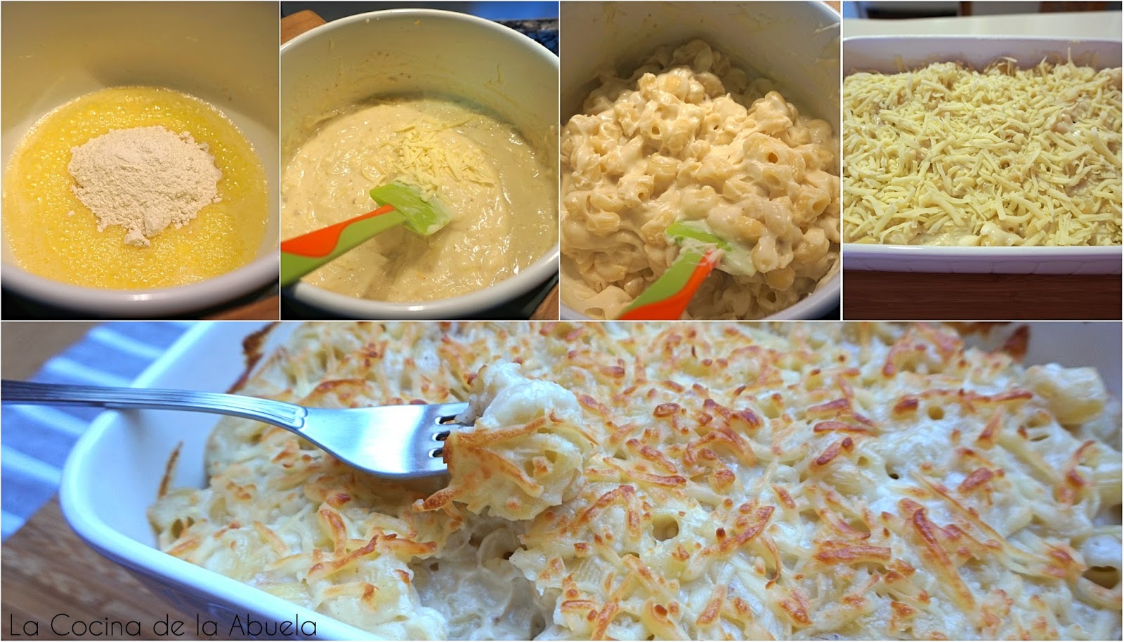 Macarrones con queso, mac & cheese