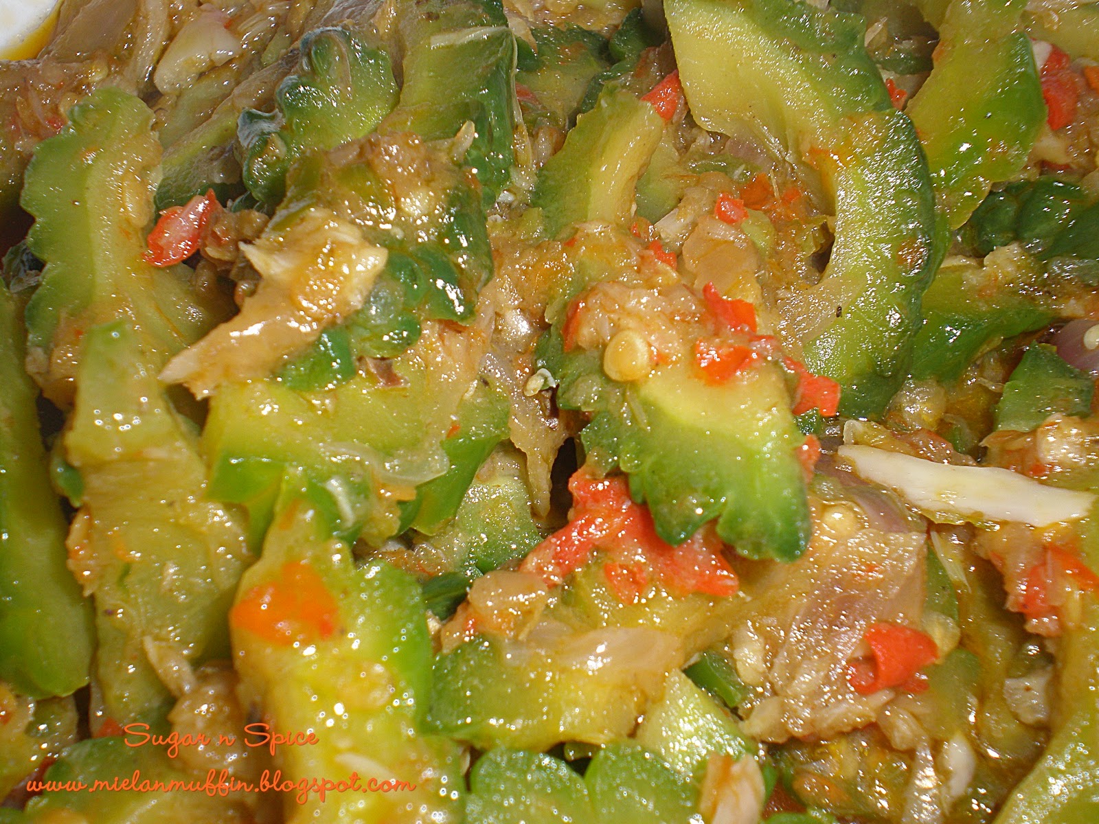 Sugar 'n' spice: Peria Katak Tumis Belacan