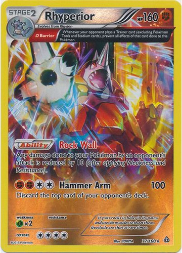 Rhyperior 77/160 -- Primal Clash Pokemon Card Review | PrimetimePokemon ...