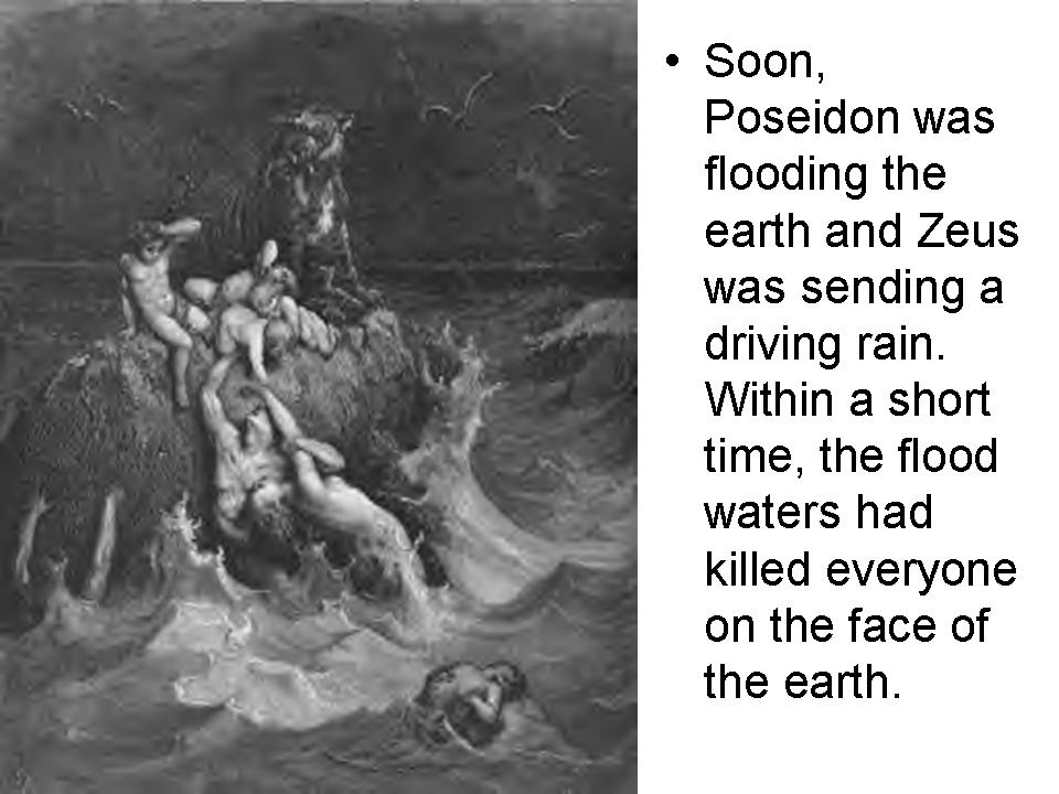 Dr. Perry's Stash of Useful Information: The Great Flood (Greek Mythology)