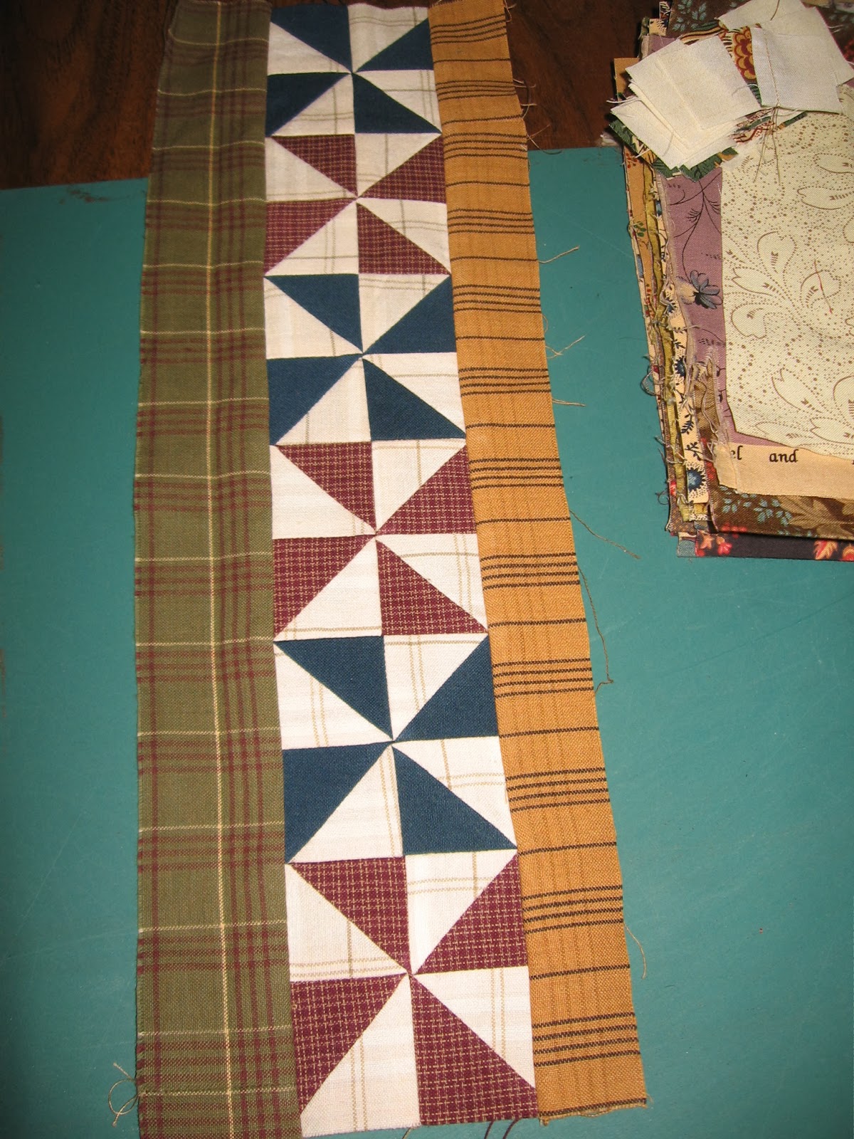 Busy Thimble: c. 1800 Reproduction Quilt