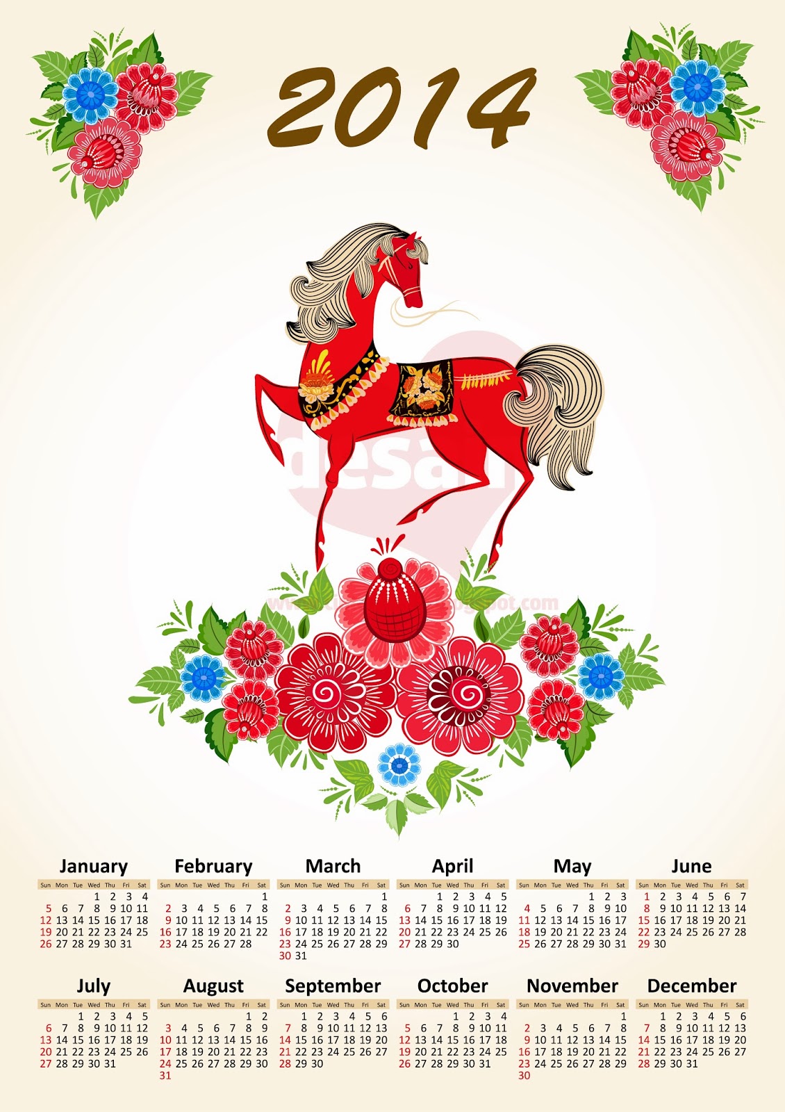 Template Vector Kalender 2014 - Album Kolase Wedding Prewedding PSD ...