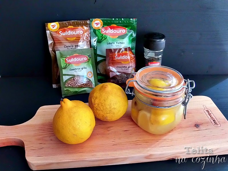 Telita na Cozinha: conserva de limão com especiarias | preserved lemons