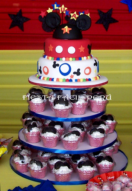 FIESTA FACIL PERU: Torta Mickey Mouse y Minnie Coqueta