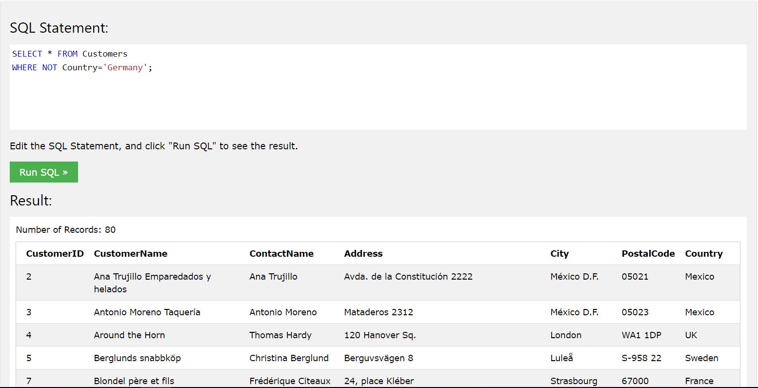 Database System 2560: MySQL - Tutorial