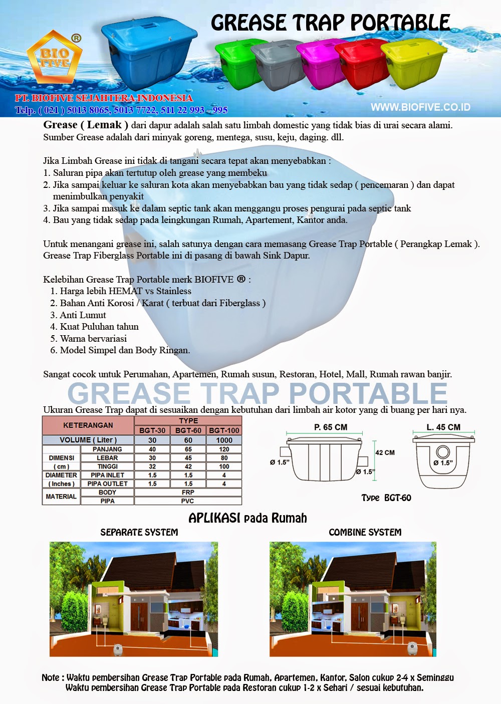 Brosur Grease Trap Biofive