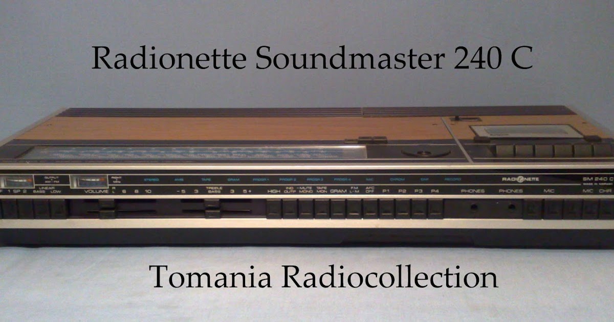 RADIONETTE RADIO WORLD: RADIONETTE SM 240 C