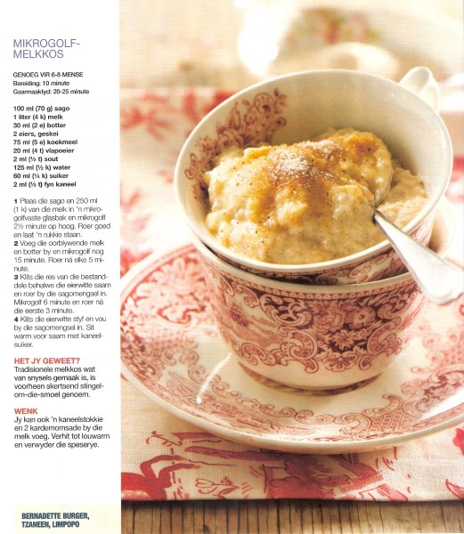 Lekker Resepte : Melkkos resepte.doc