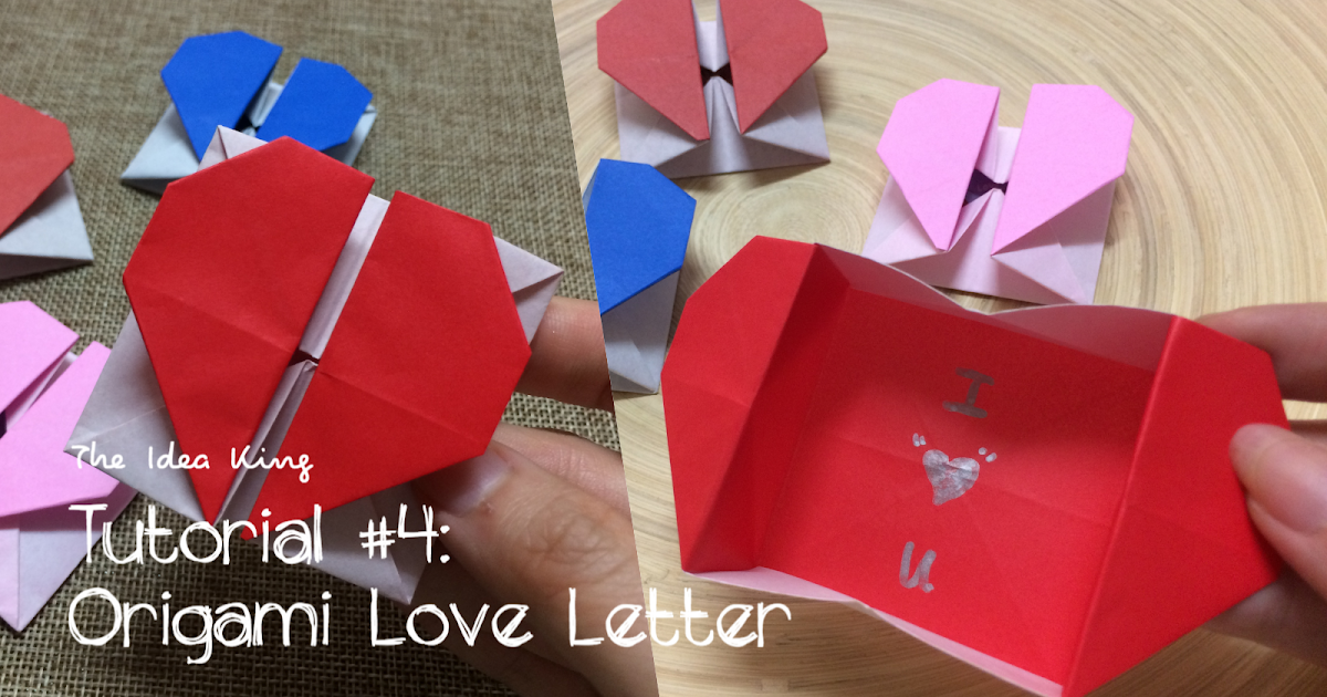 Tutorial #4: Origami Love Letter | The Idea King