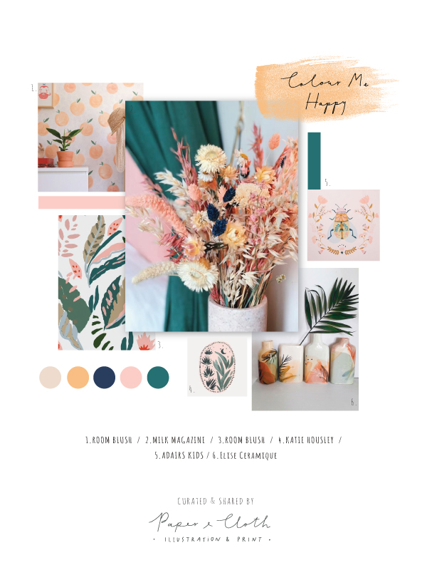 paperandcloth: Colour Me Happy!