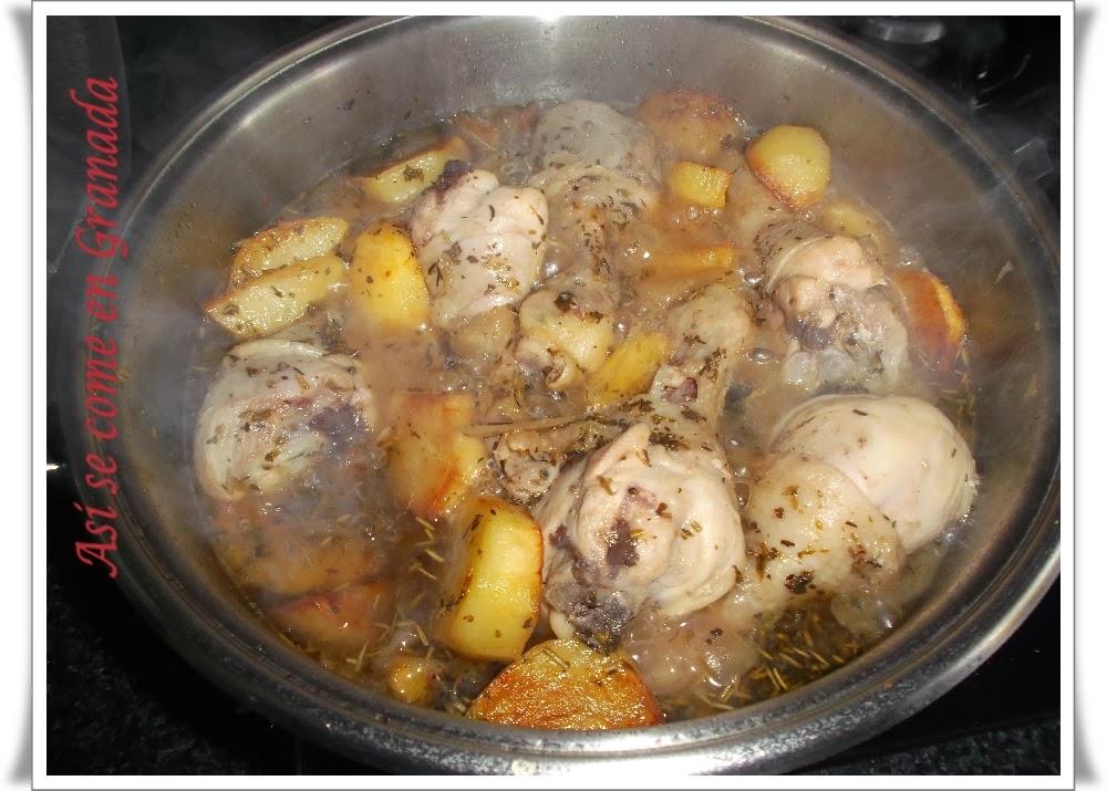Así se come en Granada.: Pollo a la Provenzal