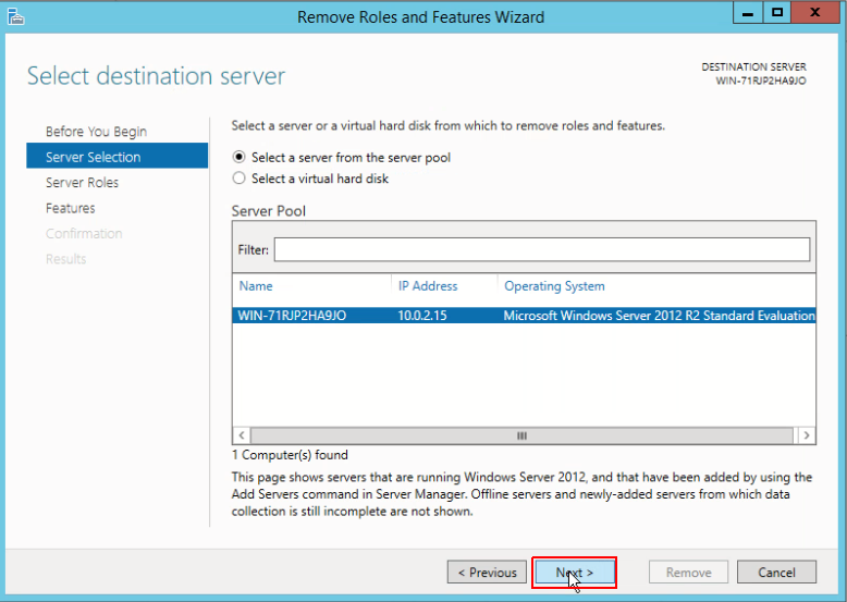 Windows server 2012 dari Core ke Gui dan dari Gui ke Core
