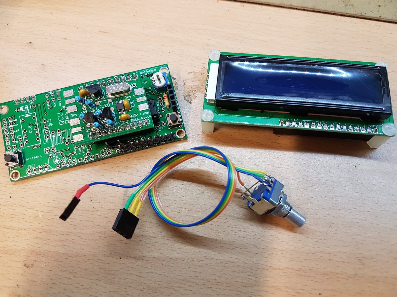The continuing saga of Barf: QRPlabs Si5351A VFO kit