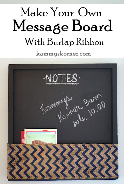 Kammy's Korner: Make Your Own Message Board