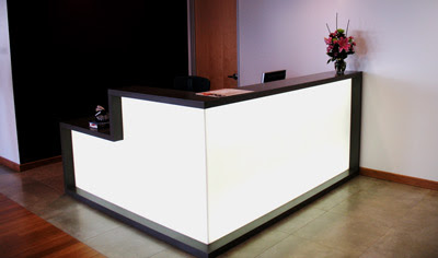 Cupboards Kitchen and Bath: Corian Illumination Series