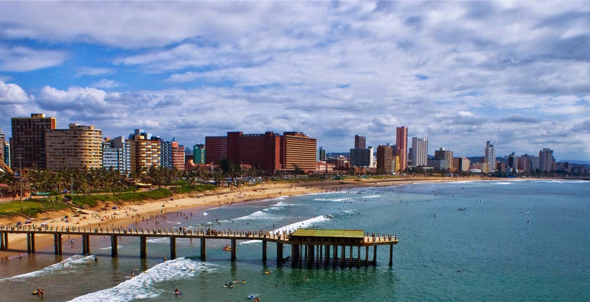DURBAN, THE LARGEST CITY IN THE SOUTH AFRICAN PROVINCE OF KWAZULU-NATAL