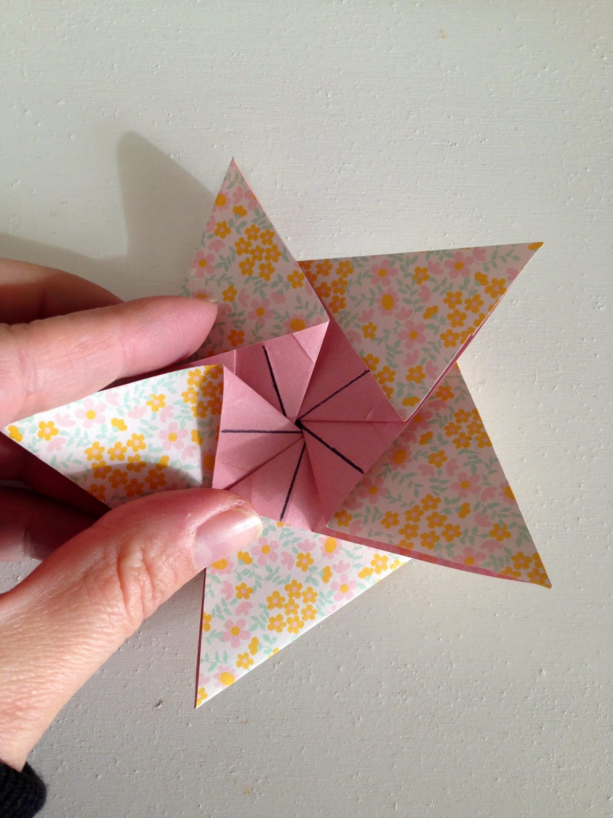 Cream Life: Tutorial stelle origami