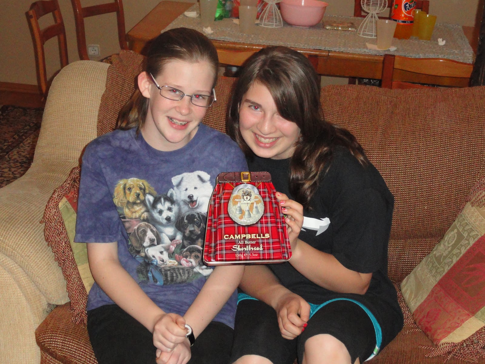 The Campbell Clan Blog: Seventh Grade Sleepover