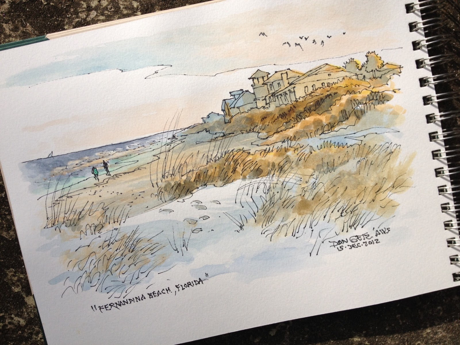 Watercolor Sketching: Art Journal Examples