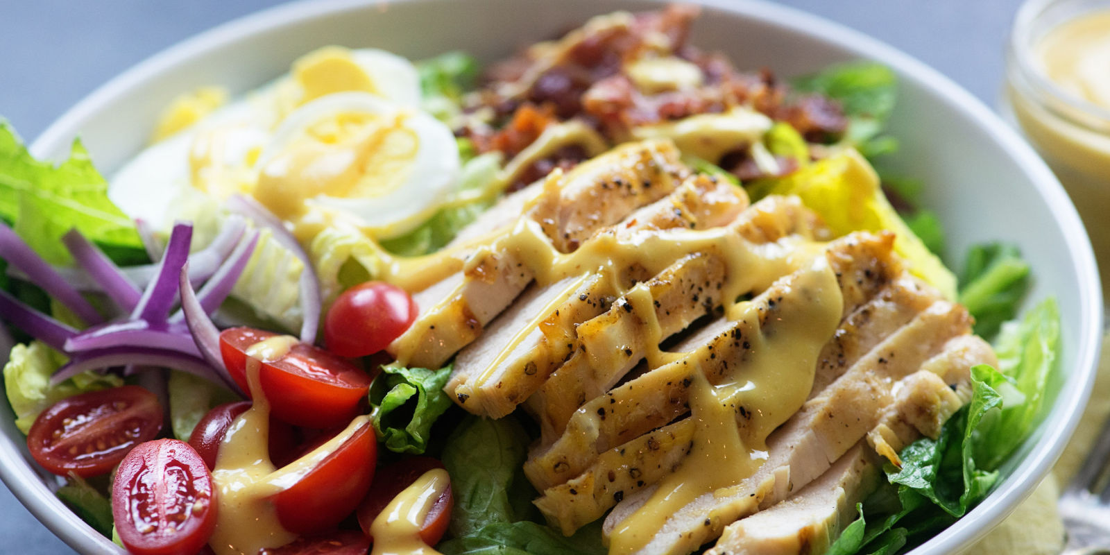 Ensalada De Pollo A La Parrilla Con Mostaza De Miel 1000 Recetas De