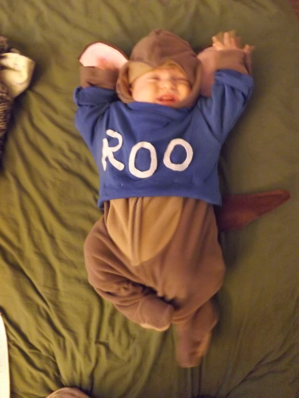 Z is for Ramble: Happy Halloween and a DIY Baby Roo Costume.