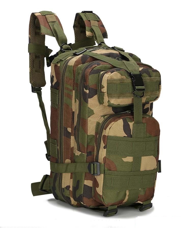 Fashion4Nation: Military Tactic 25 L Rucksack Woodland Camouflage ...