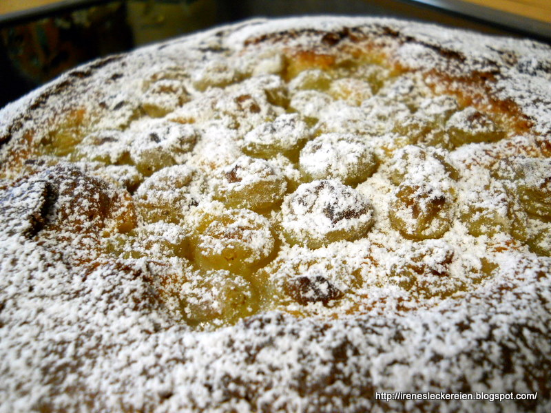 Irène`s Leckereien♥: Grape Cake-Weintrauben-Kuchen von Moni