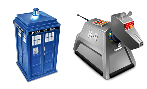 Render - Doctor Who Tardis K9 | Renders Dez
