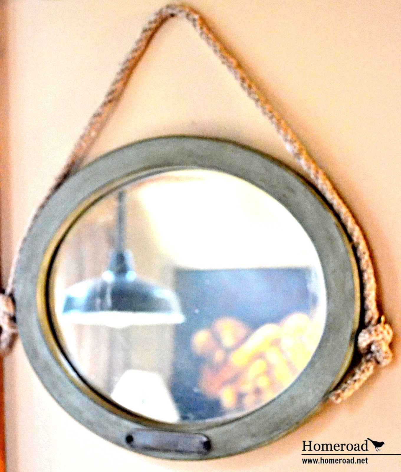 Make a Nautical Hanging Mirror