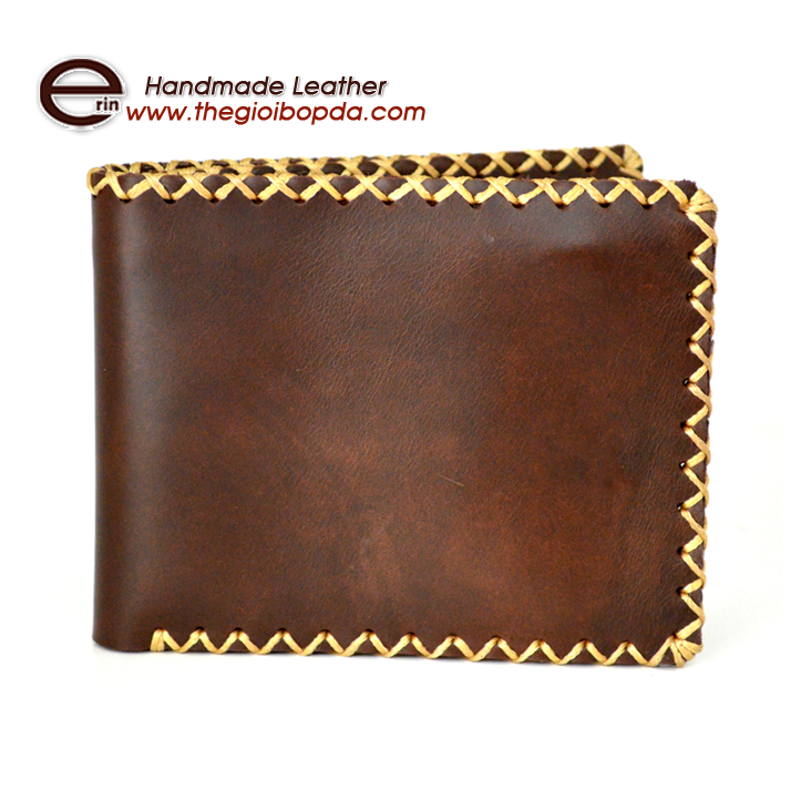 Ví nam nữ handmade: Ví da handmade nam pull up 01