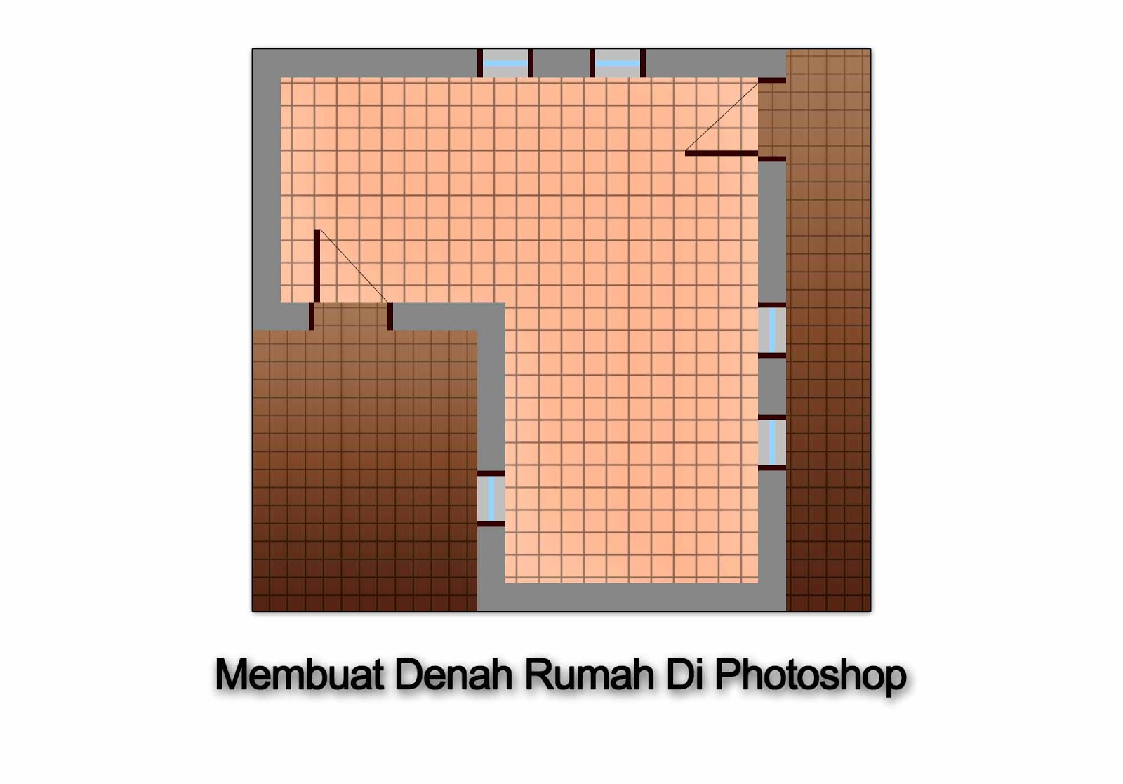 Cara Membuat Denah Rumah Di Photoshop - Bimbel Sekolah
