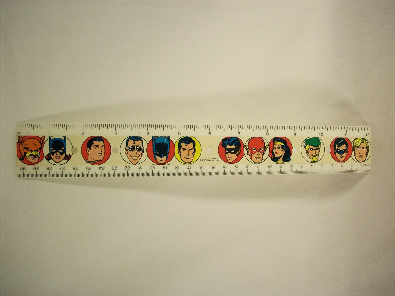 Pop artifact: DC Comics ruler