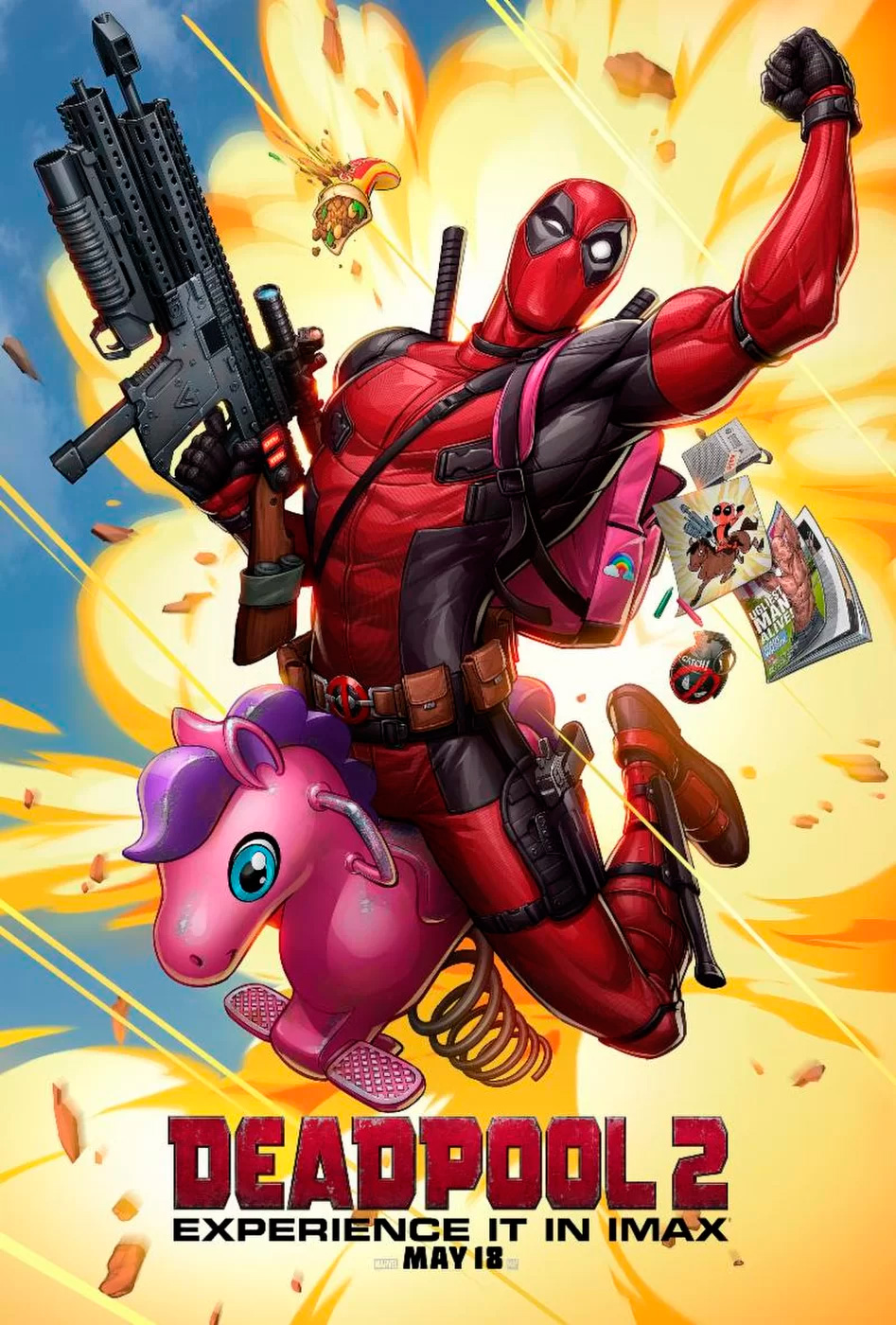 Cine: Pósters IMAX de "DEADPOOL 2" - Marvel Comics