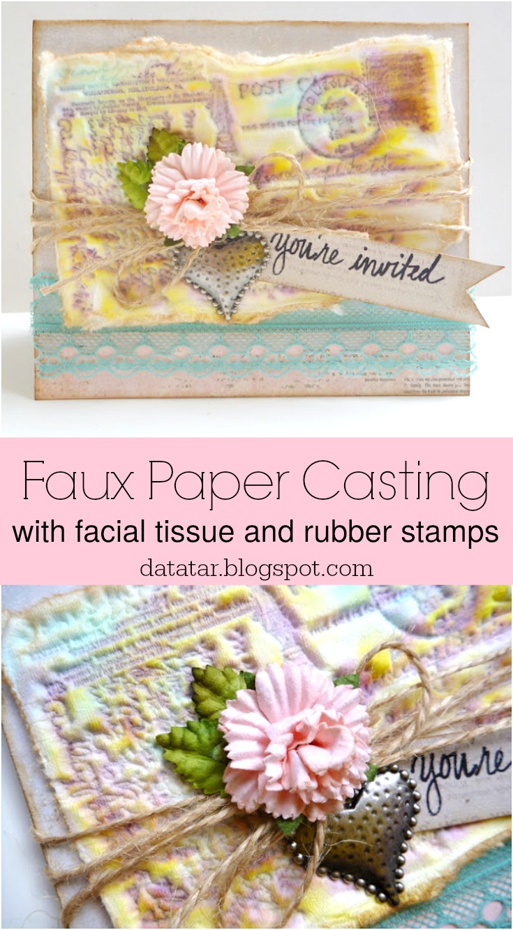 Faux Paper Casting - Paper Wings Productions