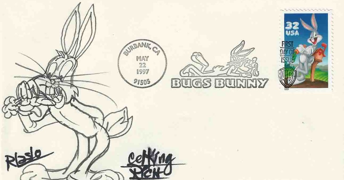 Comic FDC: Richard Laslo "Cel King" - Bugs Bunny