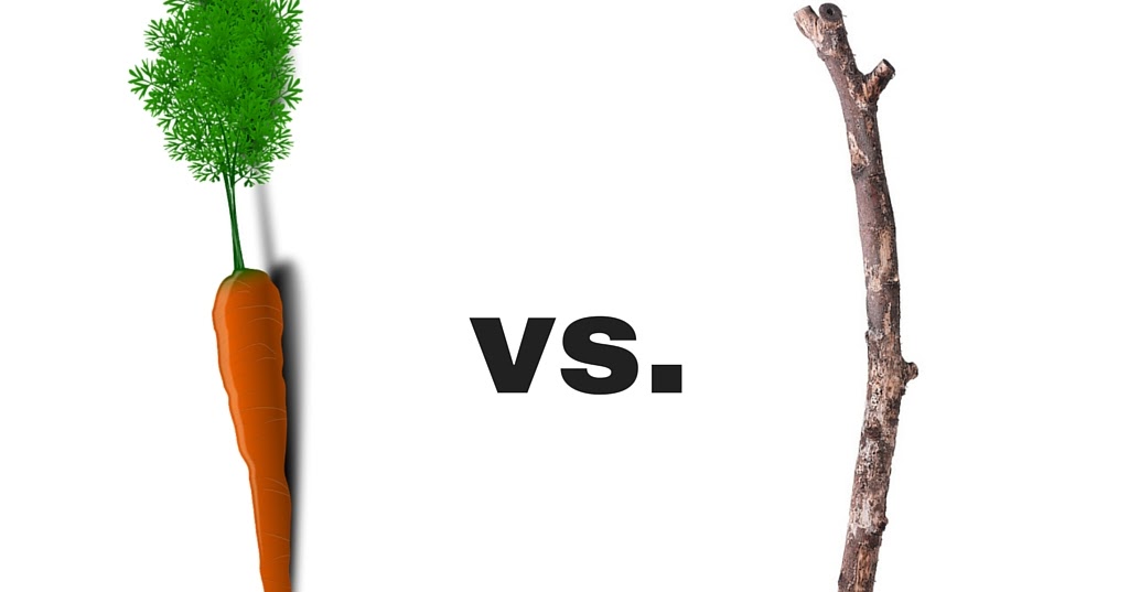 when a naughty girl's punished: carrot or stick