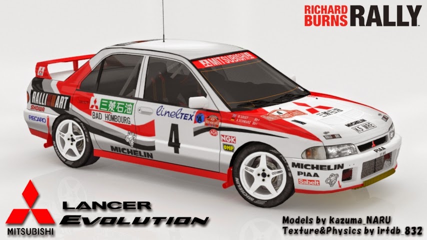 RBR+: Mitsubishi Lancer Evolution + Evolution II v2.0
