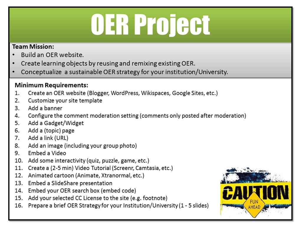 ZaidLearn: The OER Workshop at IMU!