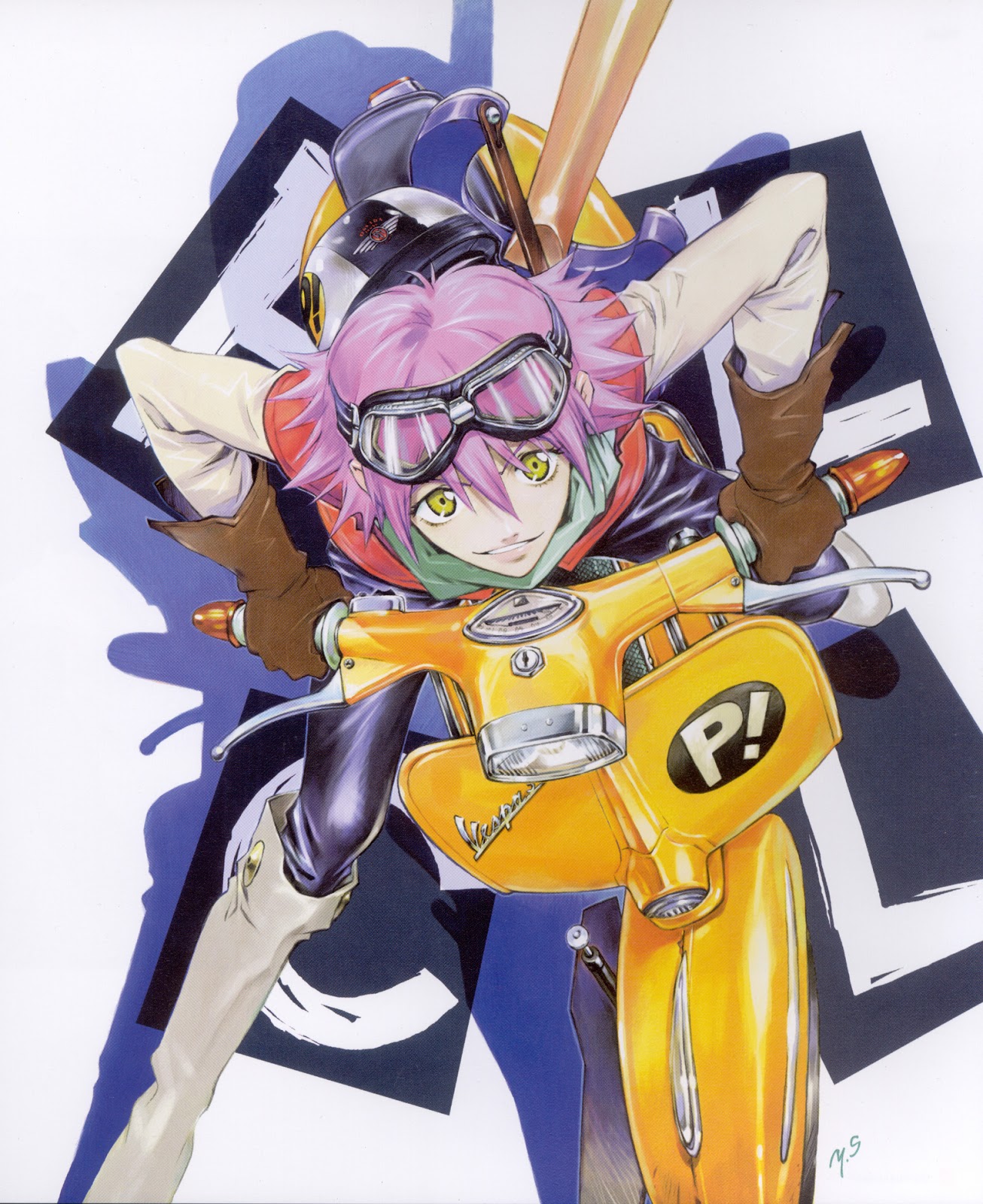 orat-oret500: FLCL Artbooks - Concept Design & Post Production